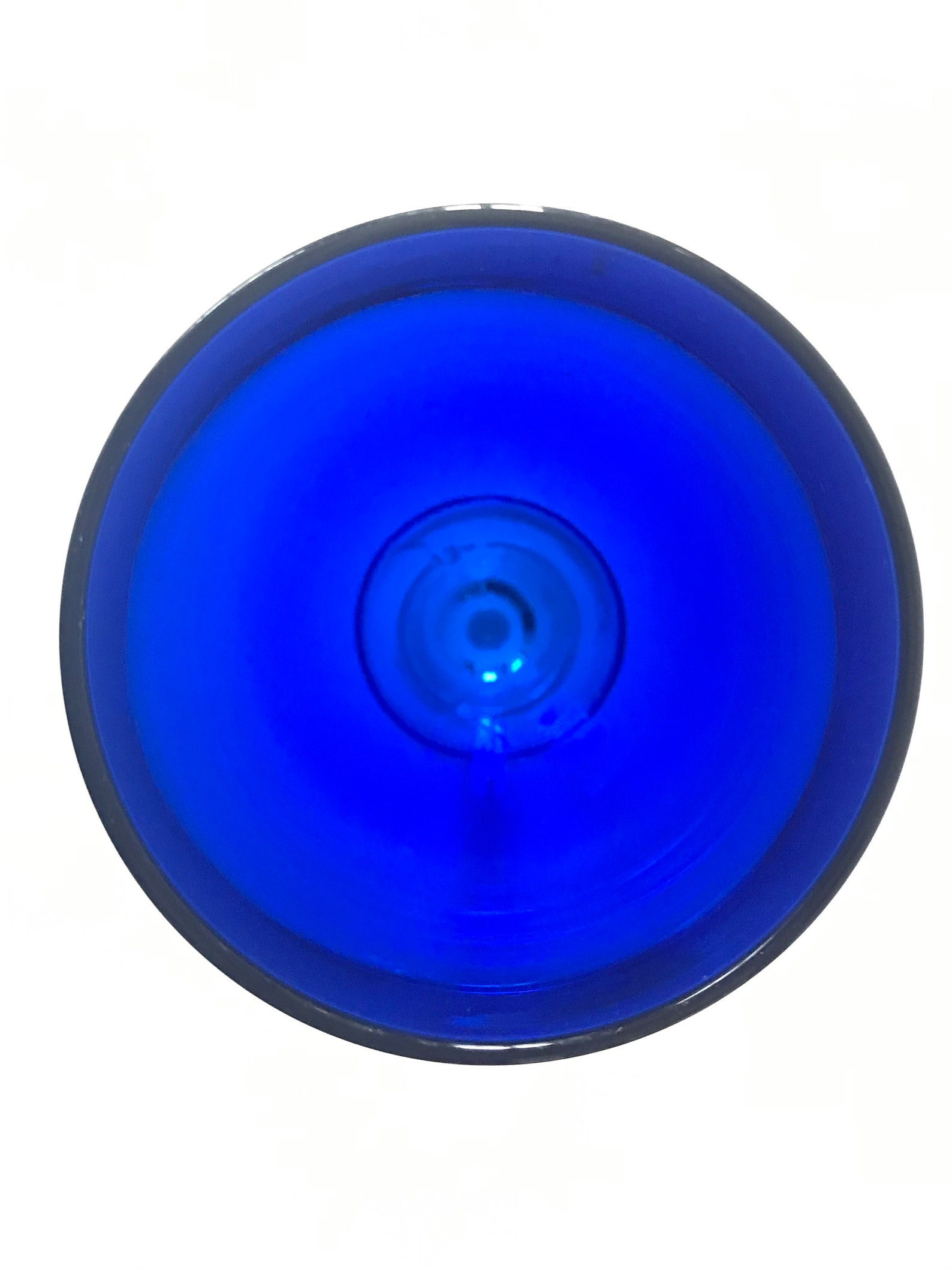 John Gilmor '85 New York Studio Art Glass Cobalt Wine | Etsy