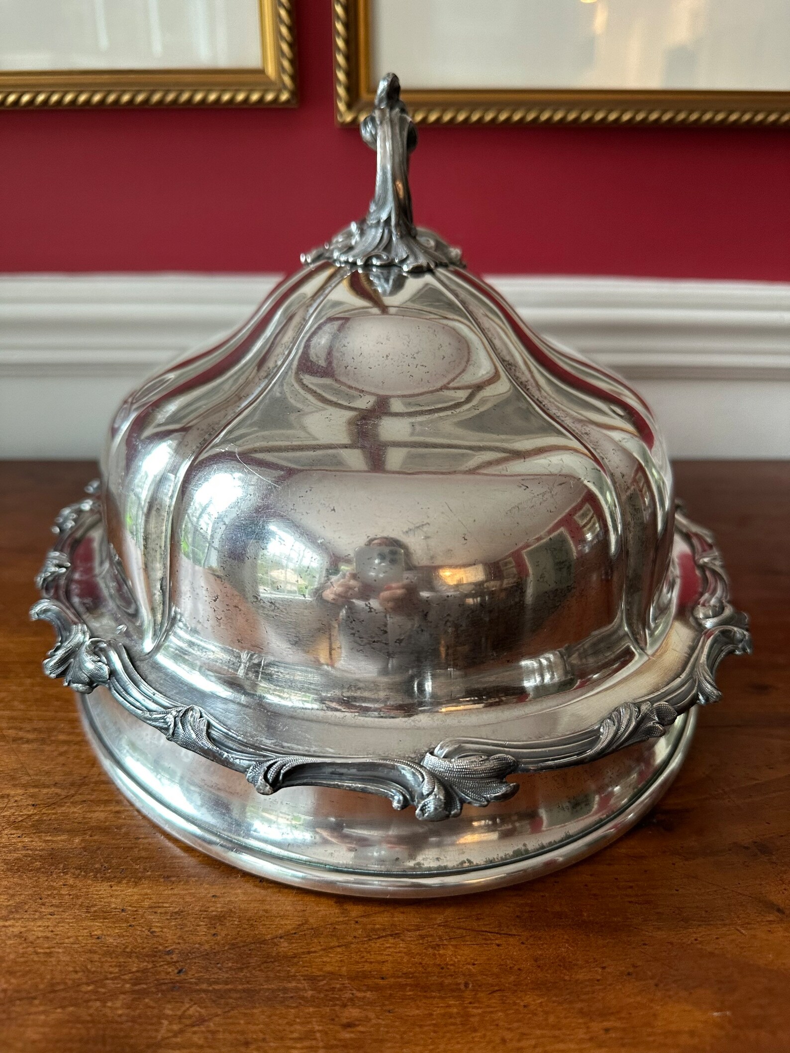 Fancy English Silverplate Sheffield Meat Dome, 19th Century - Etsy