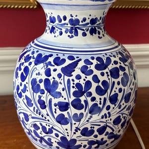 Rare Deruta ARABESCO BLUE Table Lamp With Shade - Etsy
