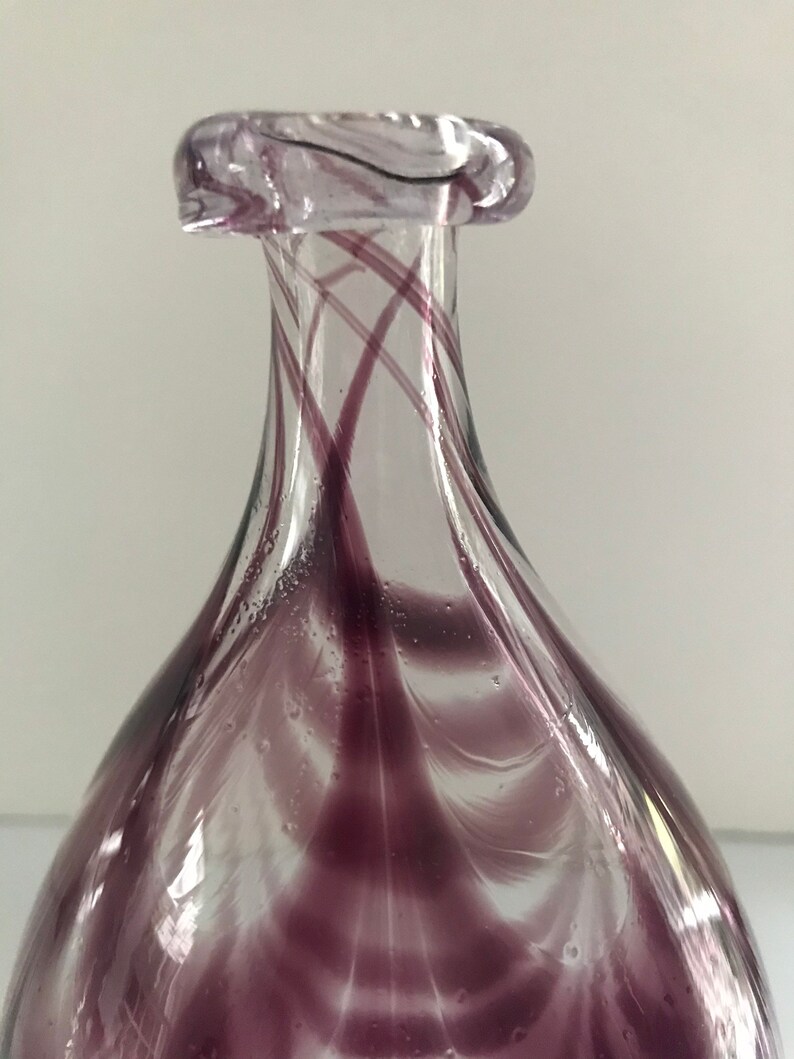 Richard Harkness Art Glass Hand Blown Vase 6” Tall, Scarce - Etsy