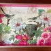 Decoupage Pink Lacquered Gallery Tray Botanical Theme - Etsy