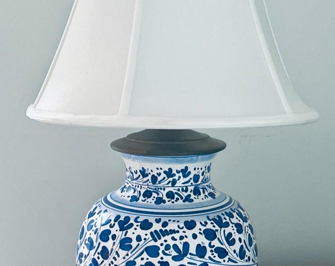 Rare Deruta ARABESCO BLUE Table Lamp - Etsy