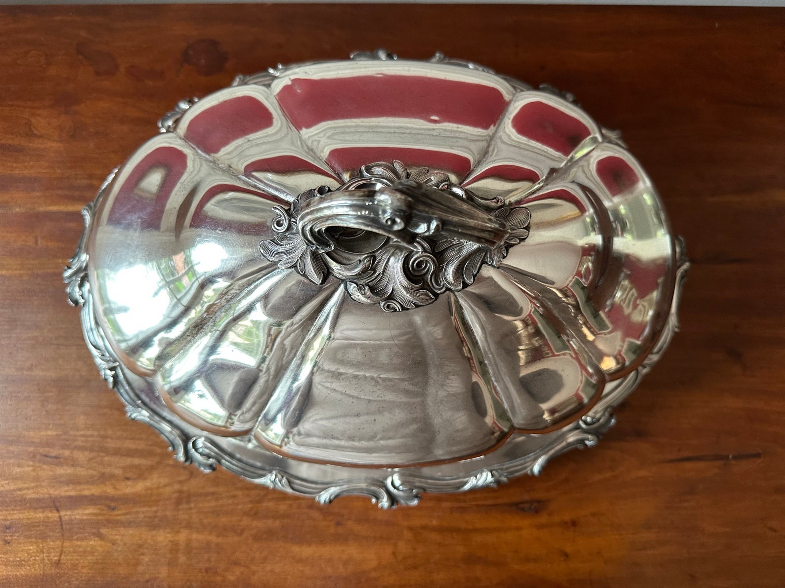 Fancy English Silverplate Sheffield Meat Dome, 19th Century - Etsy