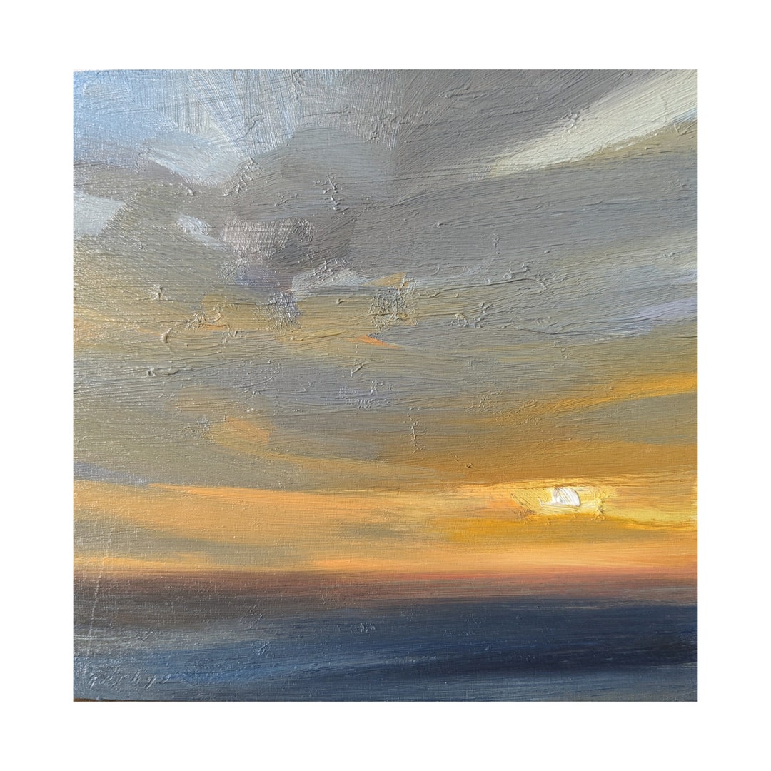 REWORK III - Original Seascape Oil Painting on Wood by Kerhys Farley - Etsy