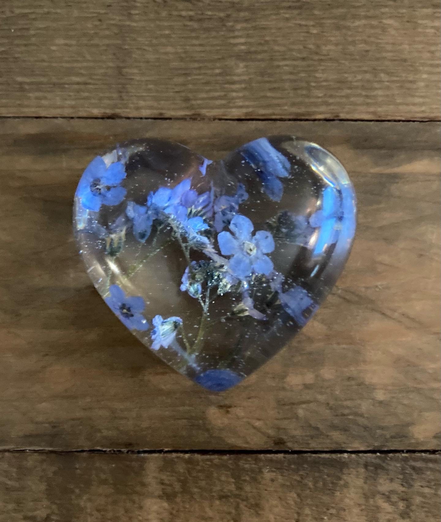 Handmade • Forget-me-not • Pocket • Heart - Etsy UK