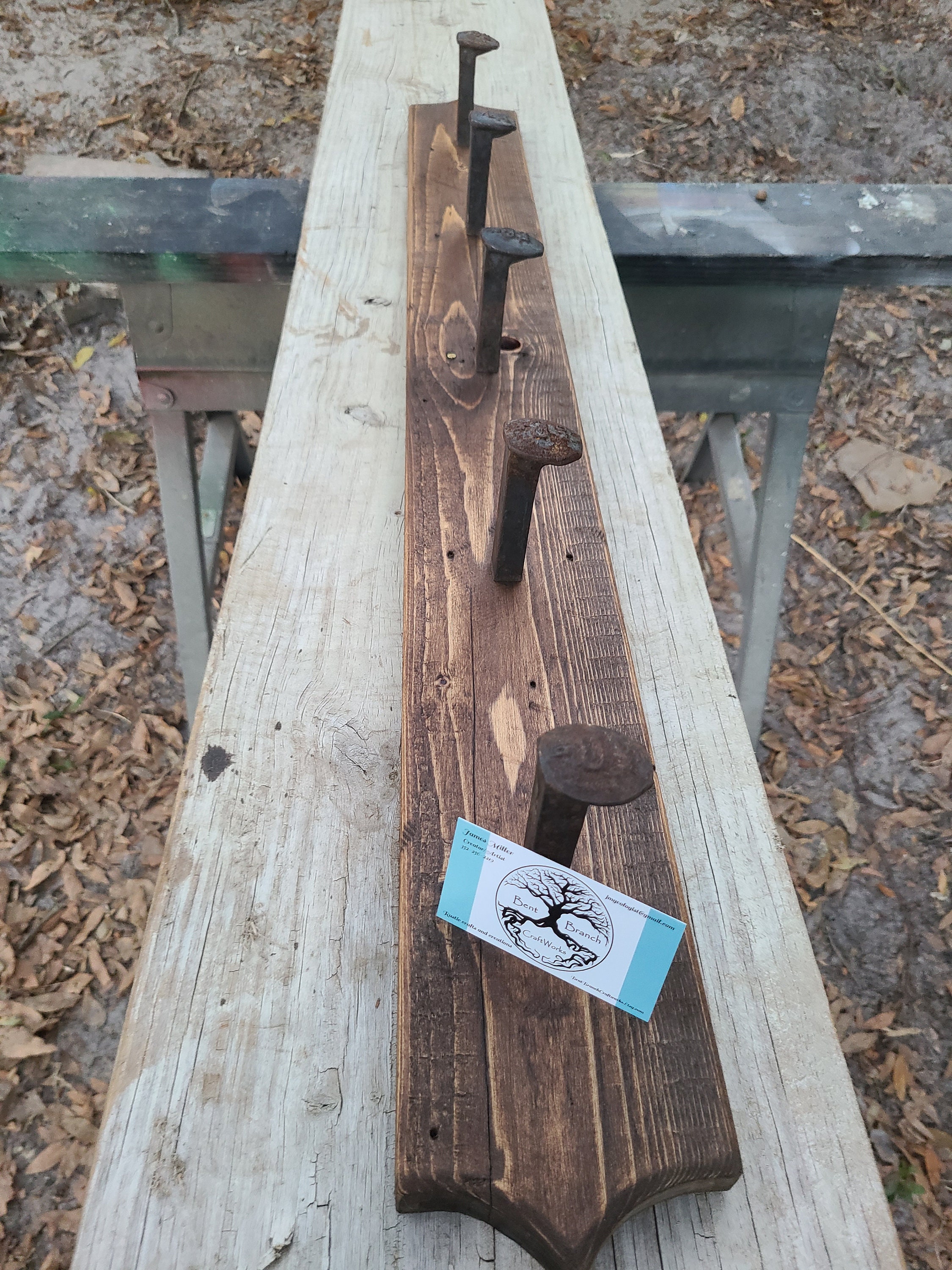 Rustic Farmhouse Railway Garment and Gear/ Wall Mounted Coat Rack. - Etsy