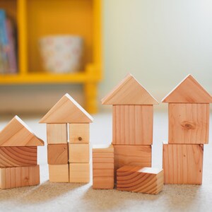 Kids Wooden Blocks-eco Friendly Wooden Blocks-handmade Kids Blocks ...