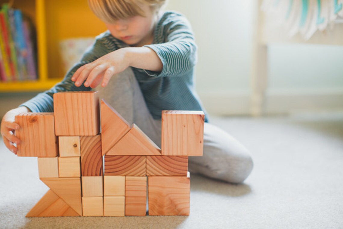 Kids Wooden Blocks-eco Friendly Wooden Blocks-handmade Kids | Etsy