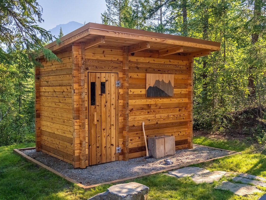 Premium Cedar Sauna Easy Assembly Kit Authentic Scandinavian Sauna - Etsy