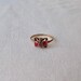 VINTAGE Ruby and Gold Butterfly Ring, 10k - Etsy