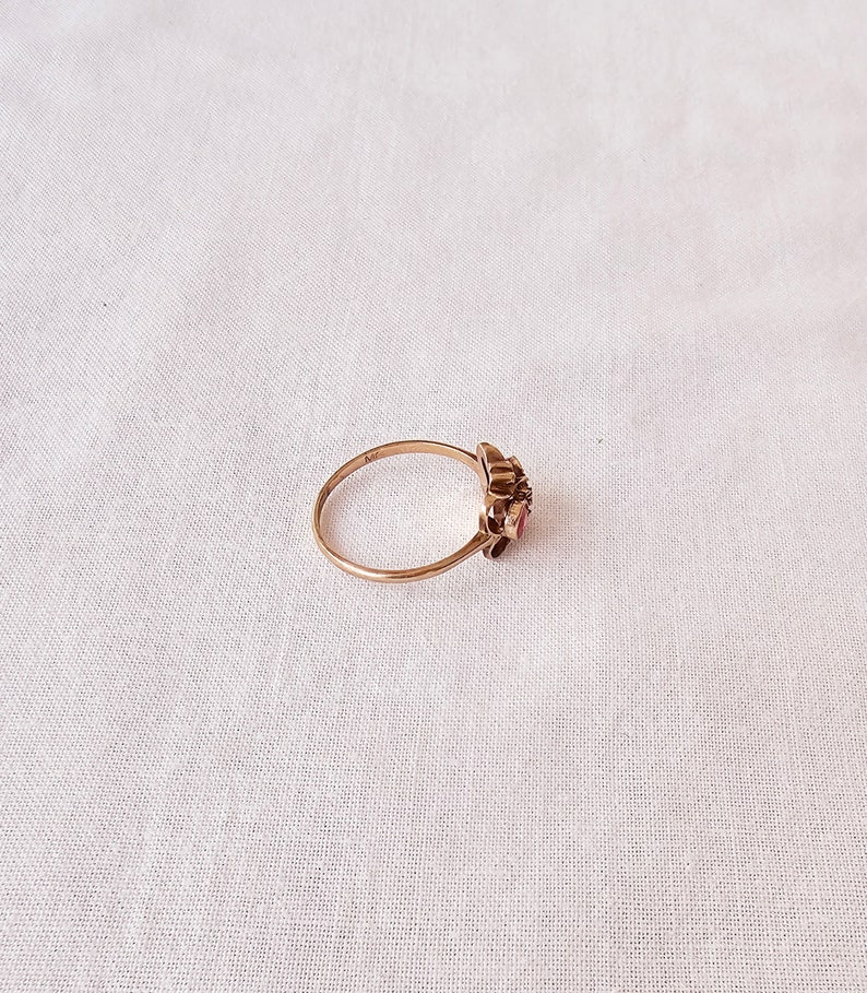 VINTAGE Ruby and Gold Butterfly Ring, 10k - Etsy