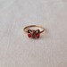 VINTAGE Ruby and Gold Butterfly Ring, 10k - Etsy