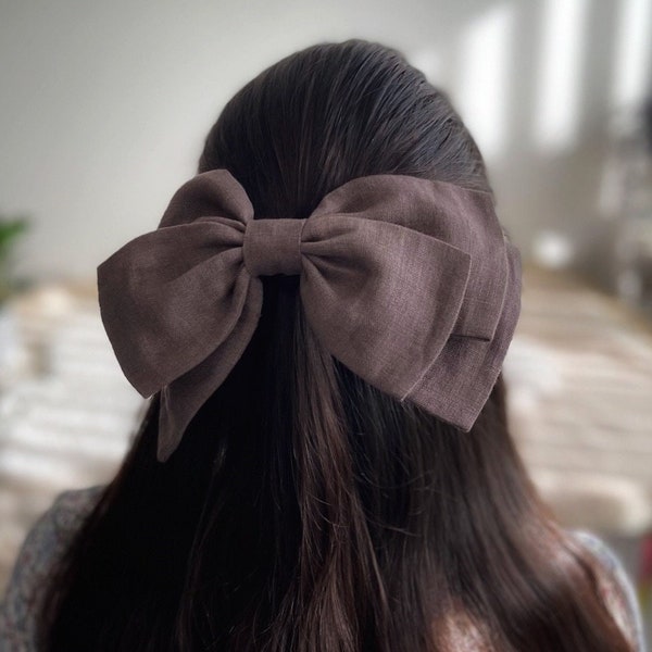 Oversized Hair Bow - Etsy