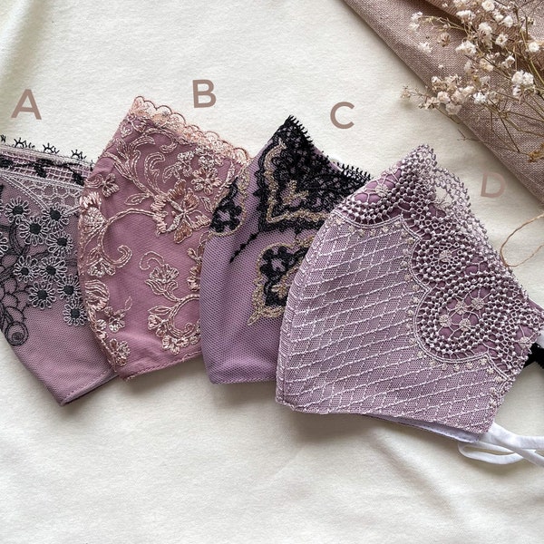 Lace Face Mask - Etsy