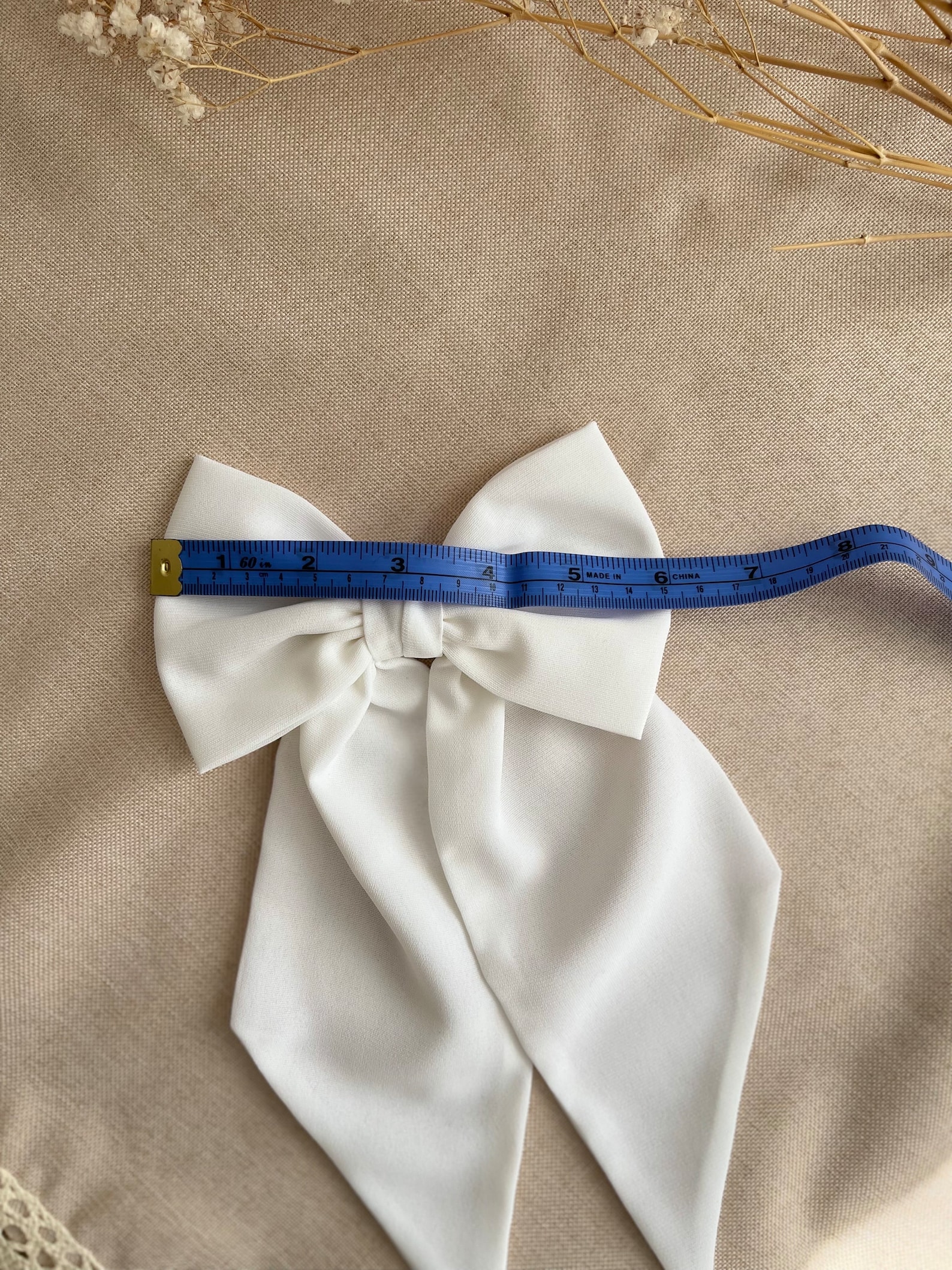 Goldenrod Yellow Sailor Hair Bow Light Weight Chiffon Yellow Bow for ...
