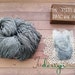 Hand Dyed Stranded Silk Premium Floss PS95 STEEL Hand Dyed Thread 8m ...