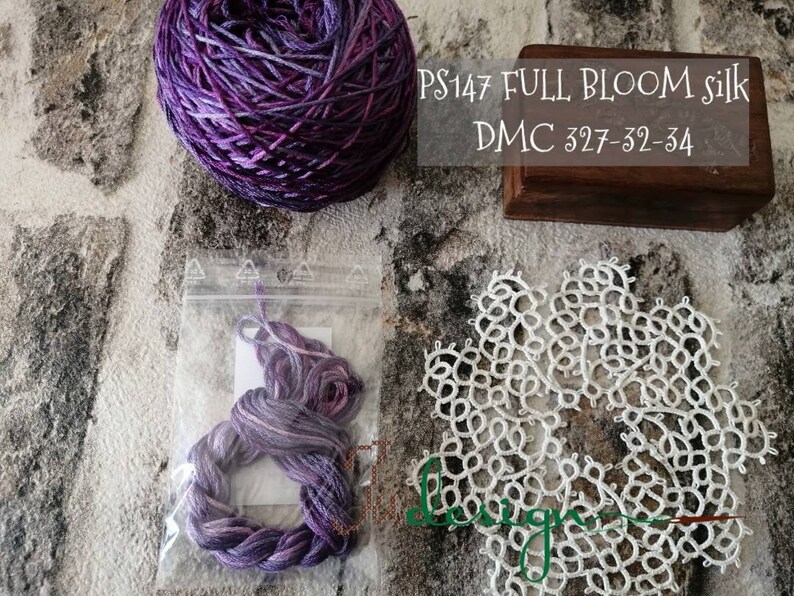 Hand Dyed Stranded Silk Premium Floss PS147 FULL BLOOM Hand - Etsy