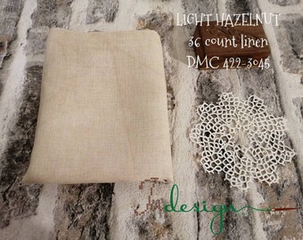 32 Count LITTLE BUNNY Hand Dyed Linen for Cross Stitch - Etsy