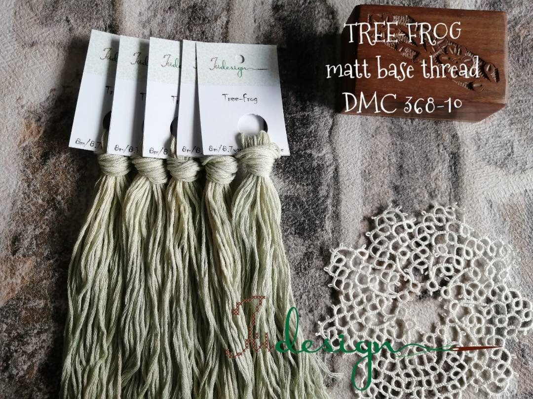 Hand Painted Matt Cotton Floss TREE-FROG Hand Dyed Thread for ...