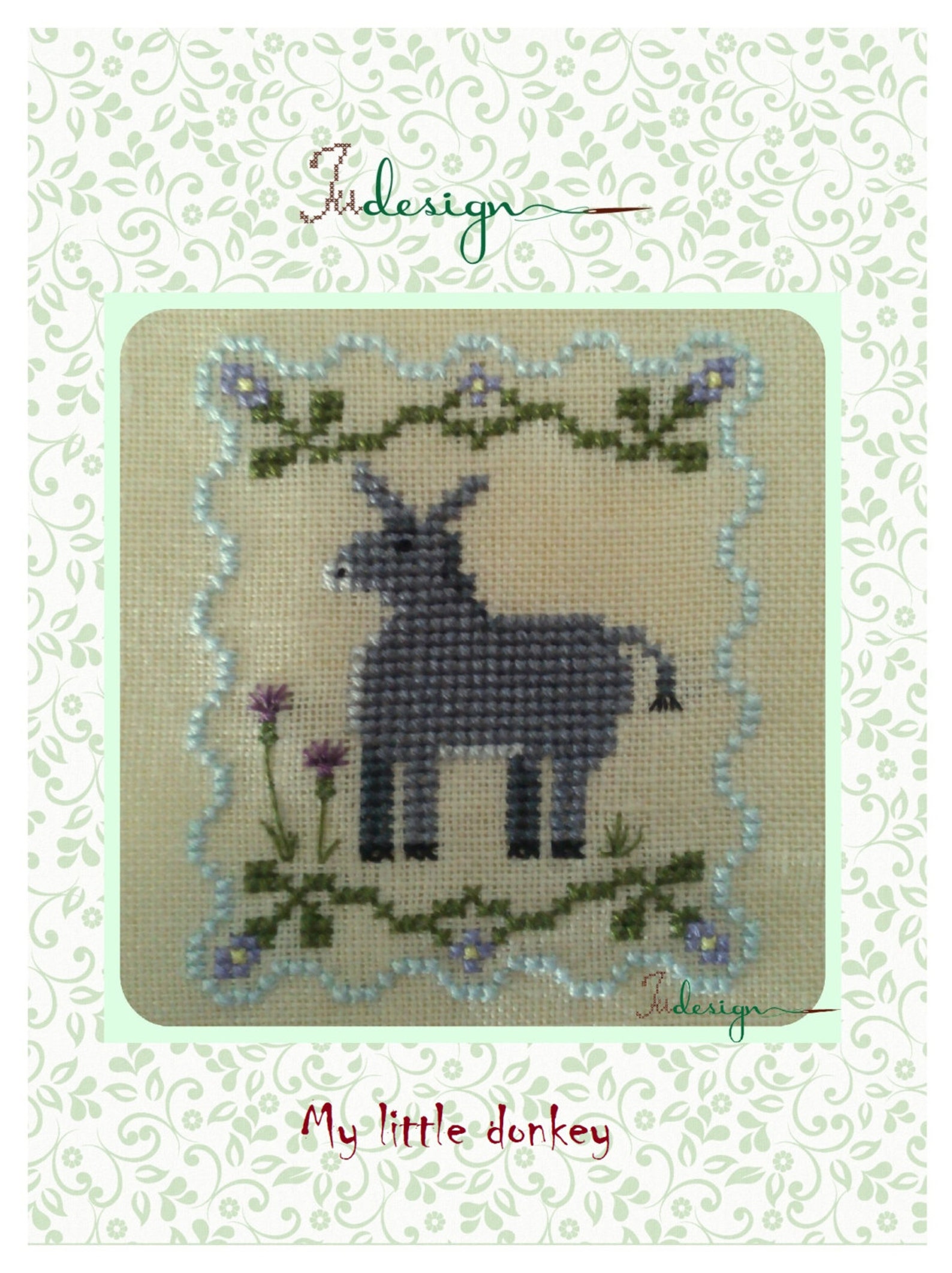 My Little Donkey Cross Stitch Pattern - Etsy