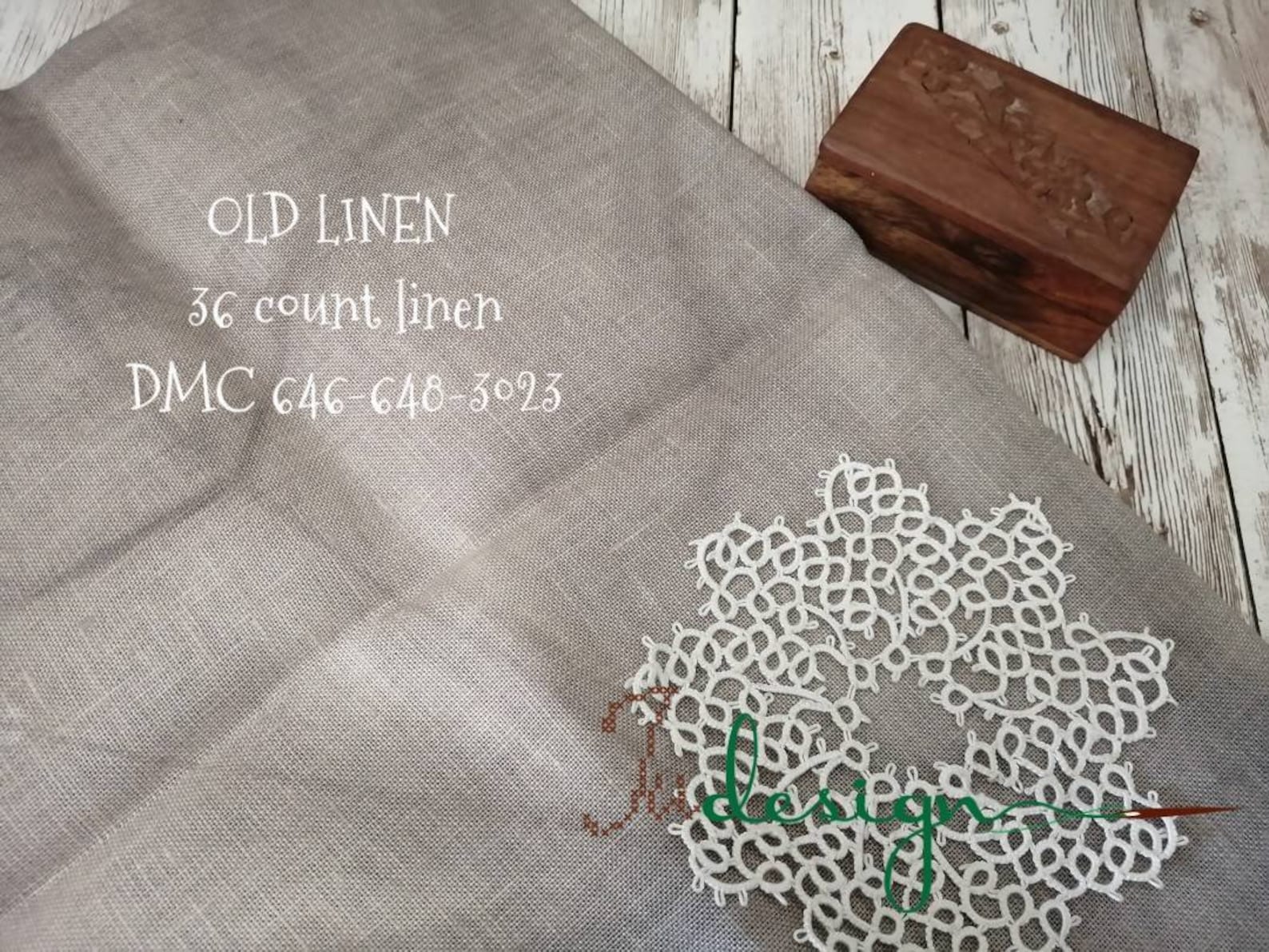 36 Count OLD LINEN Hand Dyed Linen for Cross Stitch, Hardanger ...