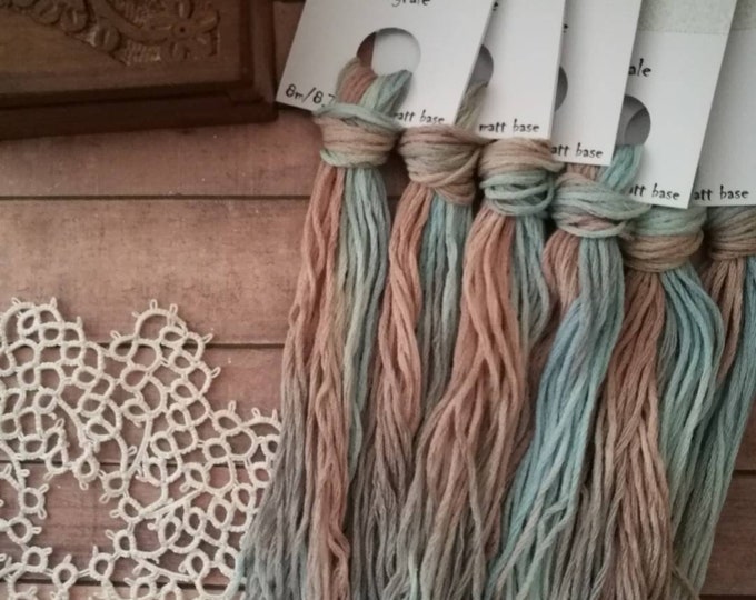 Hand Painted Matt Cotton Floss FAIRYTALE Hand Dyed Thread for - Etsy