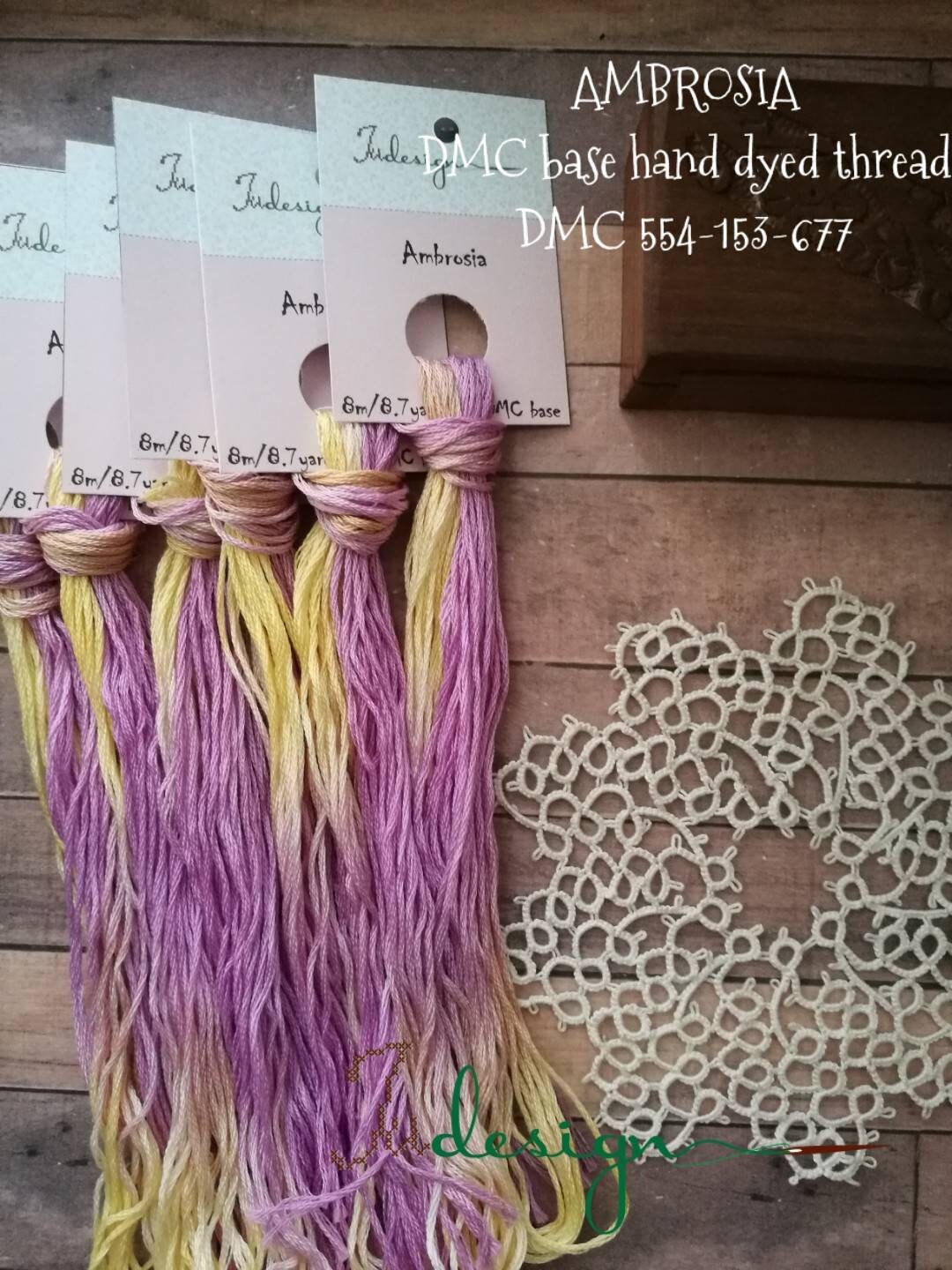Craft Supplies & Tools Embroidery Hand painted matt cotton floss ...