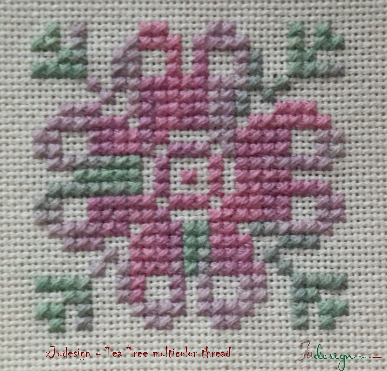 Hand Painted Matt Cotton Floss TEA TREE Hand Dyed Thread for Embroidery ...