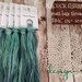 Hand Painted Matt Cotton Floss SOUR CHERRY Hand Dyed Thread for ...