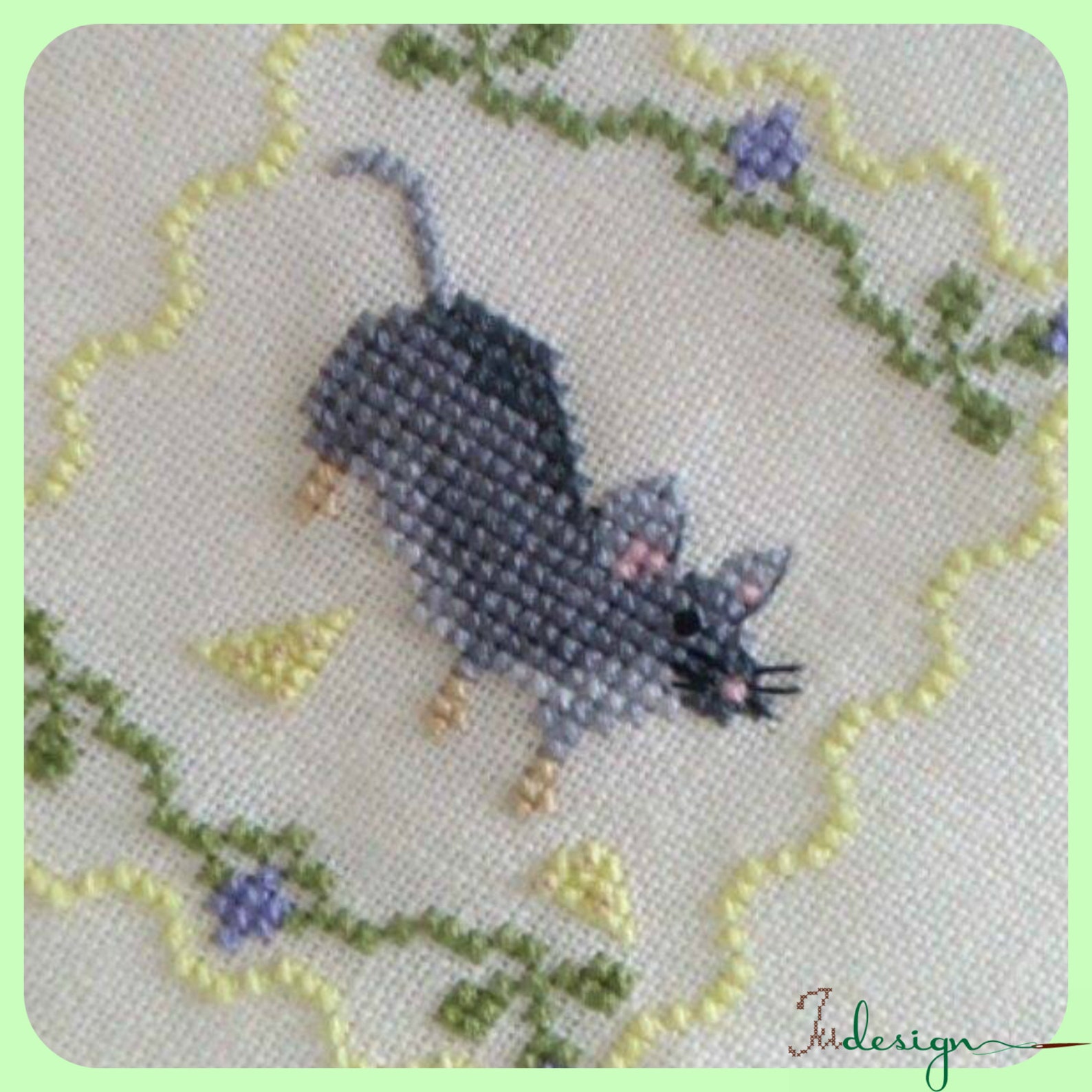 My Little Mouse Cross Stitch Pattern | Etsy