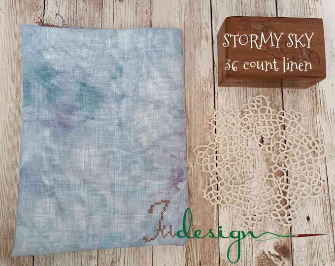 36 Count OLD LINEN Hand Dyed Linen for Cross Stitch, Hardanger ...