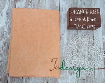 36 Count OLD BLUE Hand Dyed Linen for Cross Stitch, Hardanger ...