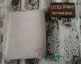 28 Count GREY SAND Hand Dyed Linen for Cross Stitch, Hardanger ...