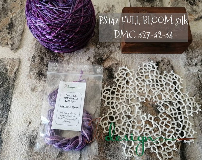 Hand Dyed Stranded Silk Premium Floss PS147 FULL BLOOM Hand - Etsy