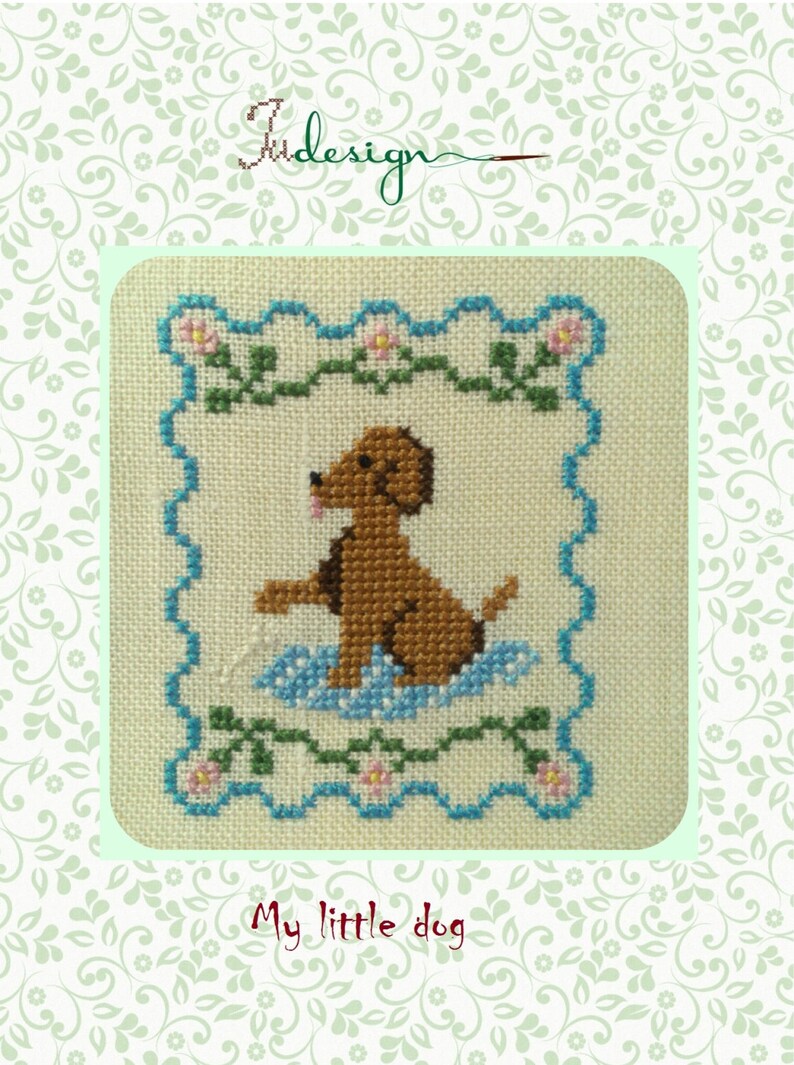 My Little Dog Cross Stitch Pattern - Etsy