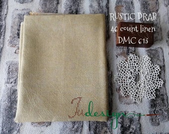 40 Count LITTLE BUNNY Hand Dyed Linen for Cross Stitch - Etsy