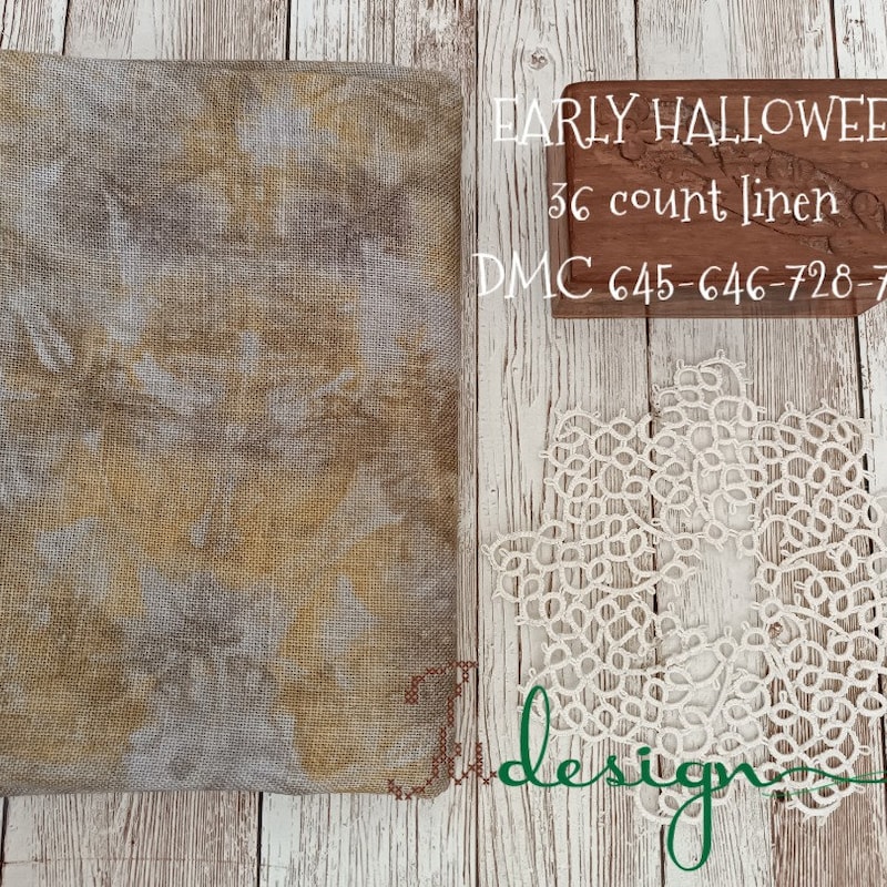 Orange Linen to X Stitch - Etsy