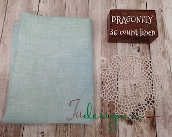 36 Count RUSTIC FAWN Hand Dyed Linen for Cross Stitch, Hardanger ...