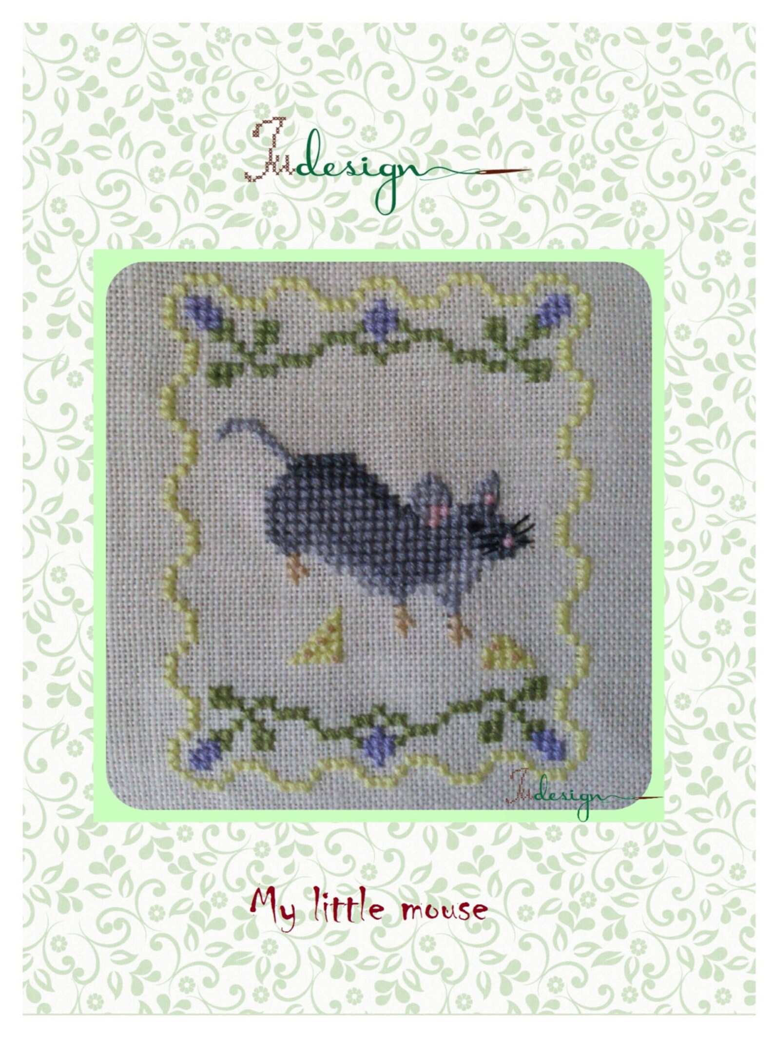 My Little Mouse Cross Stitch Pattern | Etsy
