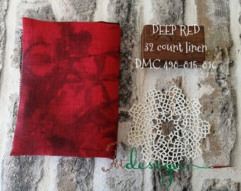 40 Count LITTLE BUNNY Hand Dyed Linen for Cross Stitch - Etsy