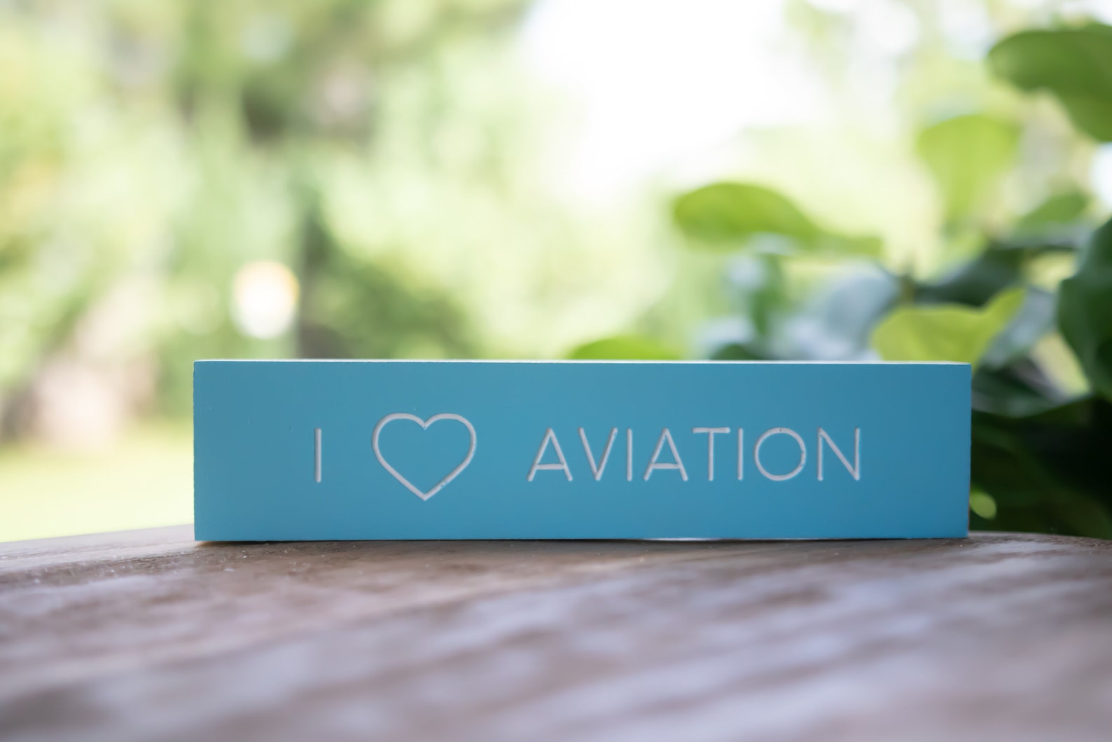 I Heart Aviation Aviation Sign Wood Engraved Sign I Love Aviation Home ...