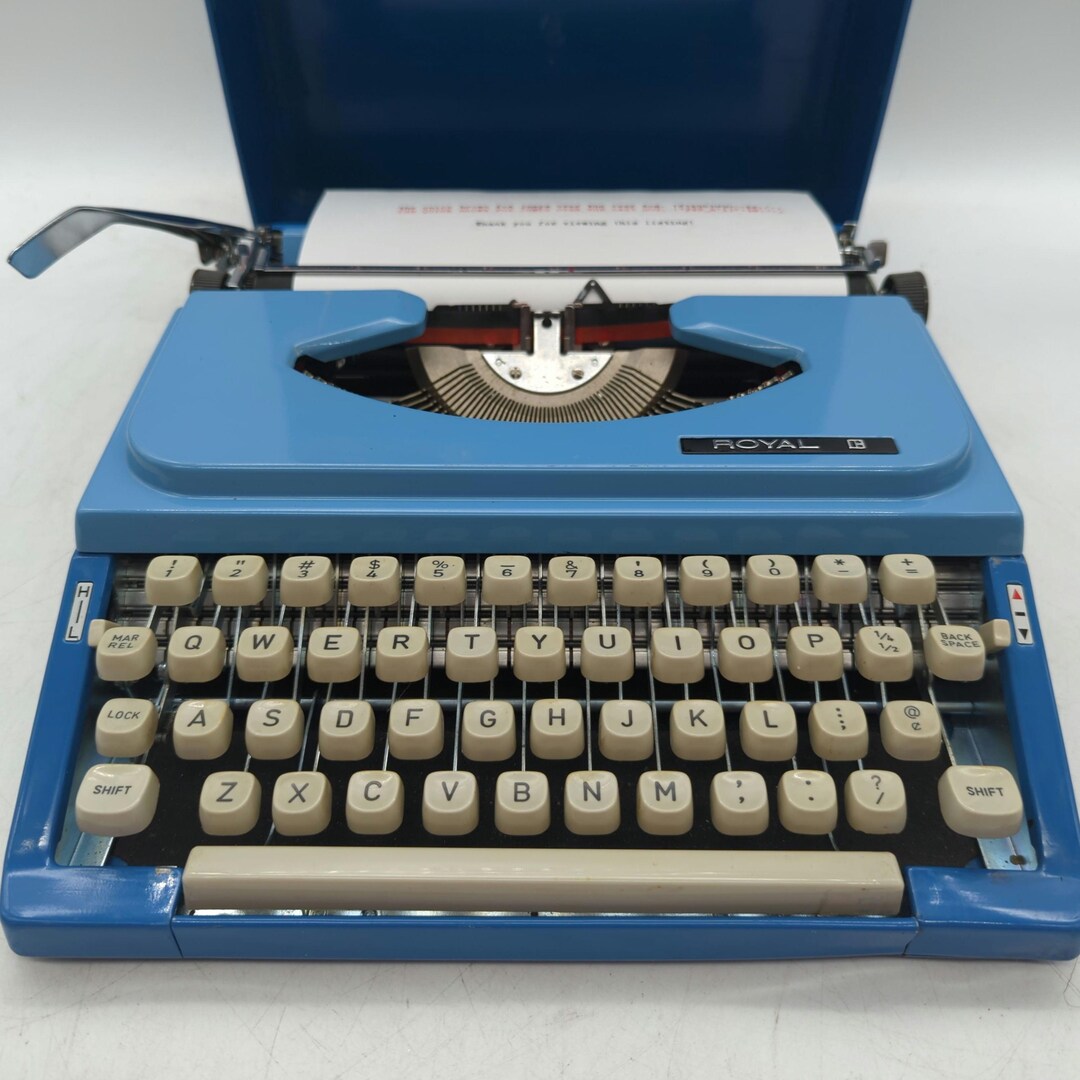 1970's Royal and Light Blue Royal Century Ultra Portable Manual ...