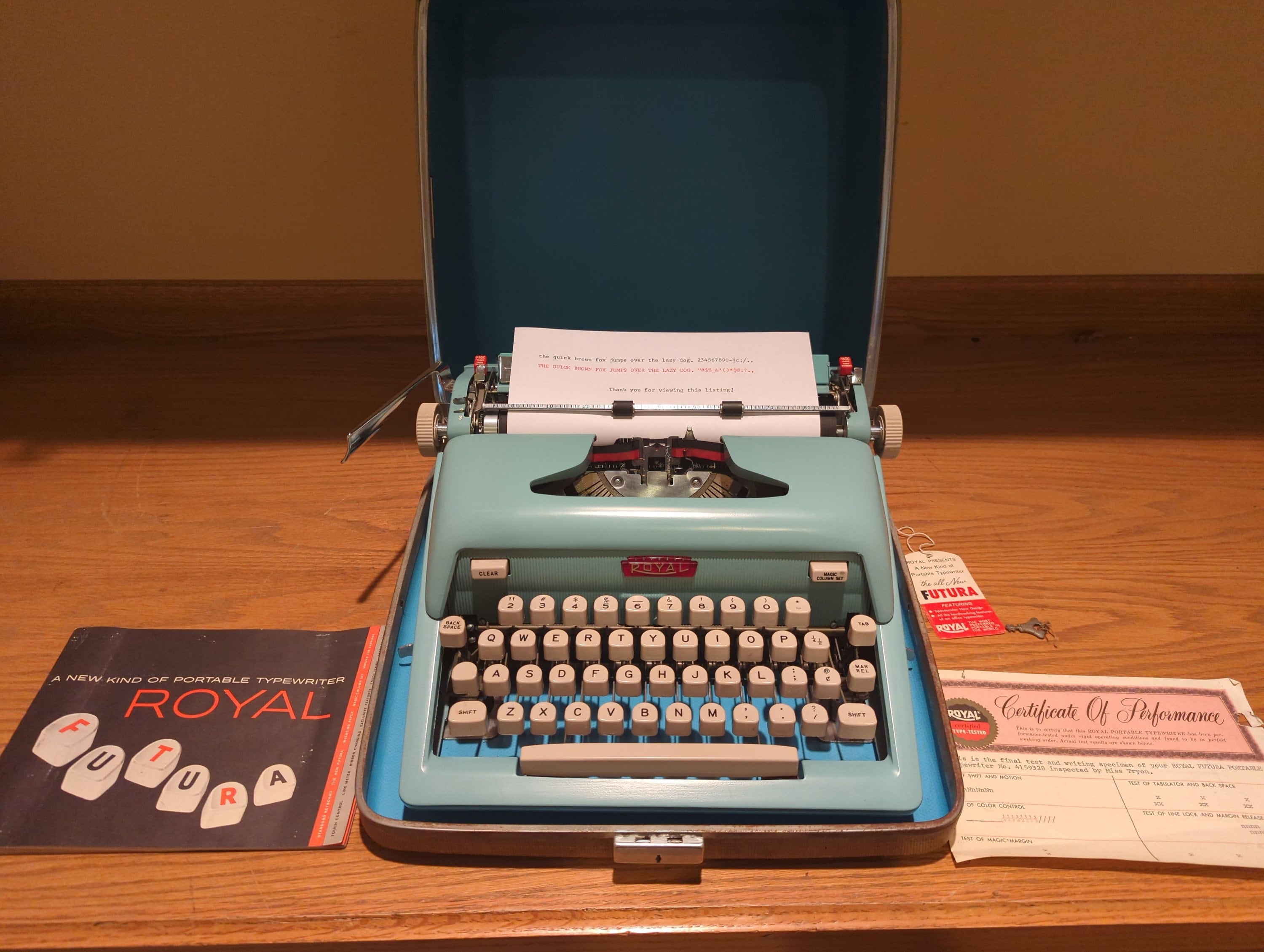 Royal Antique Typewriters Worth