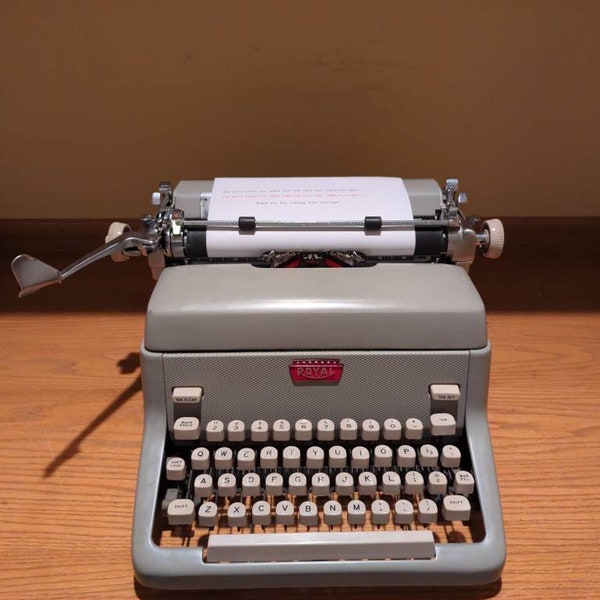 Royal Typewriter - Etsy