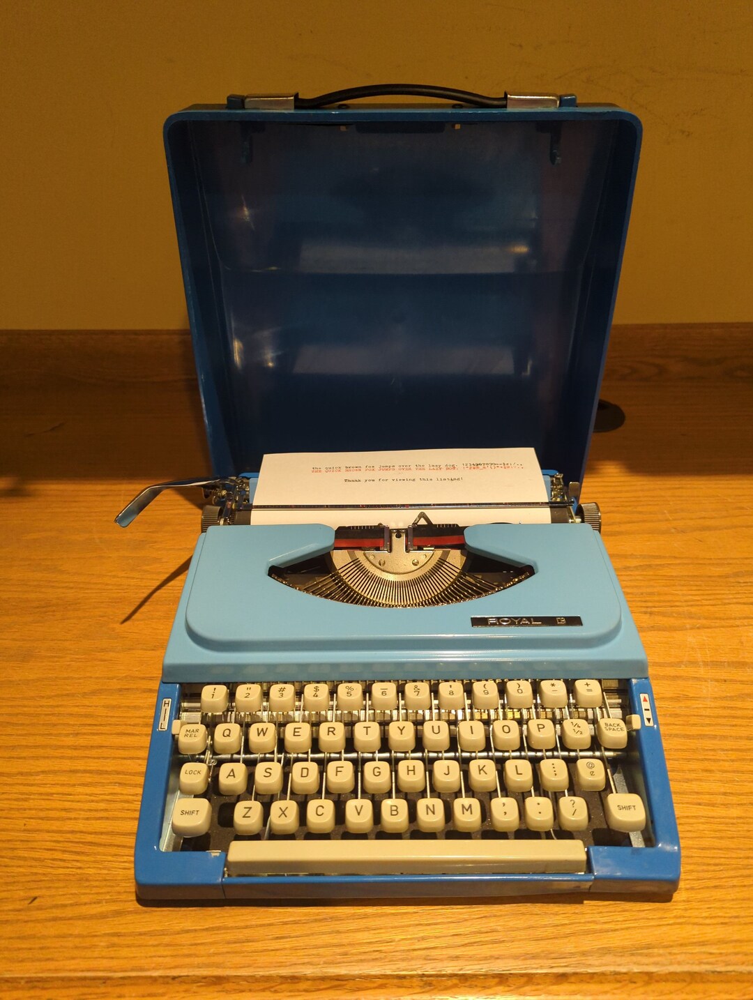 1970's Royal and Light Blue Royal Century Ultra Portable Manual ...