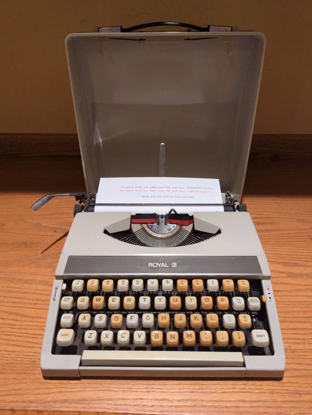 1970's Royal Mercury Ultra Portable Typewriter With Lid - Etsy