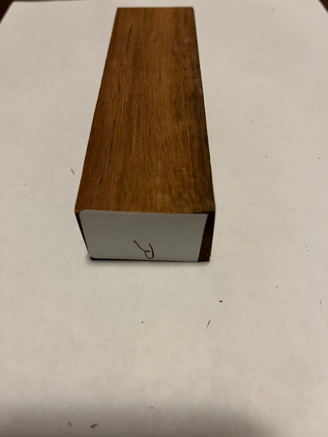 Macassar Ebony Knife Handle Blank/knife Blank R, 1 Pc. - 5" X 1-1/2" X ...