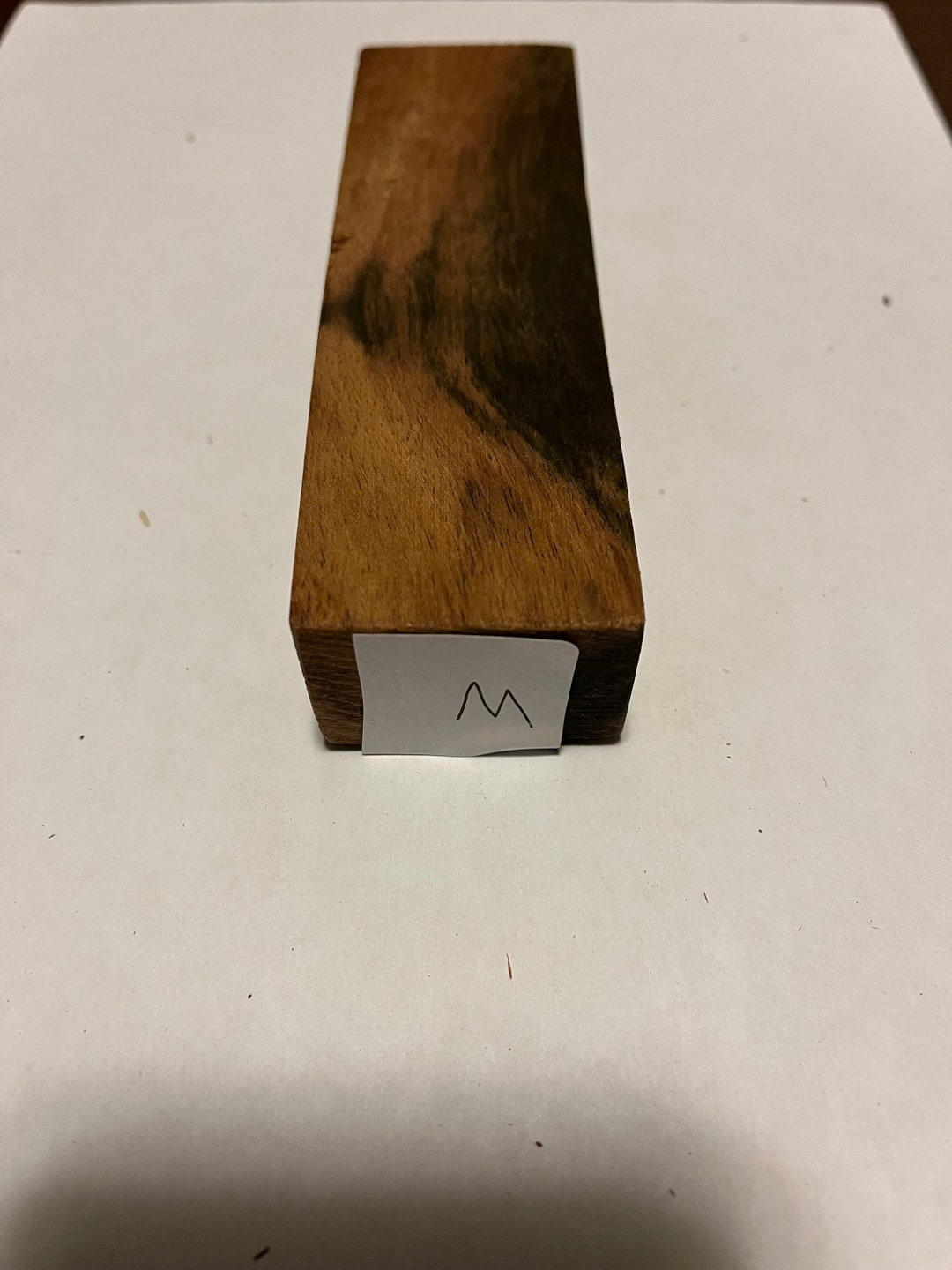 Macassar Ebony Knife Handle Blank/knife Blank W, 1 Pc. *an Inclusion on ...