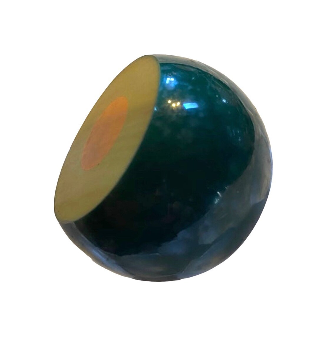 Beautiful Vintage Bakelite Pool Ball Partially Sliced - Etsy