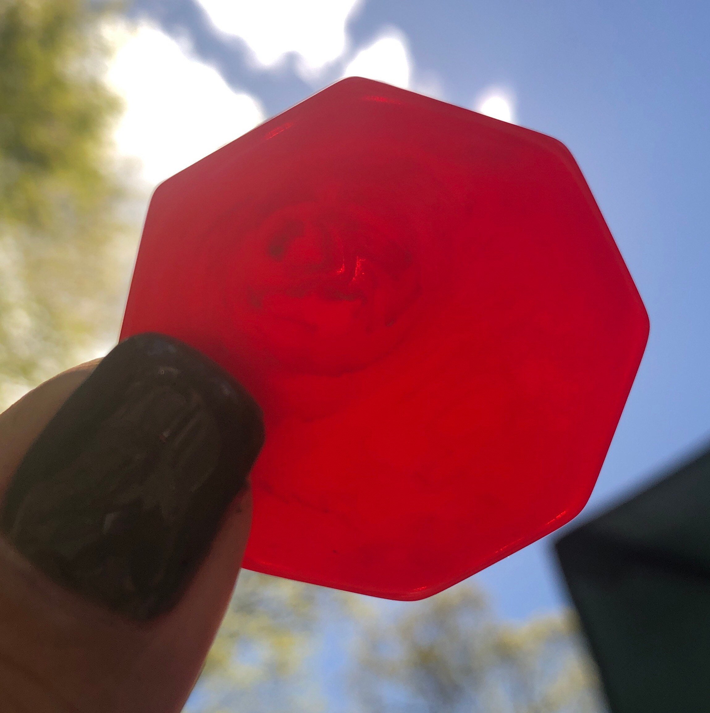 1 1/2 in Rare Octagonal Marbled Cherry Red Bakelite Poker Chip - Etsy